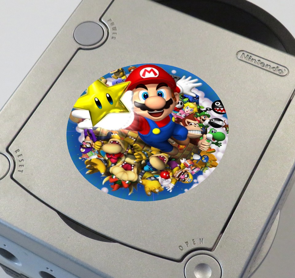 Custom Nintendo GameCube Console Jewel Stickers - 100+ Designs - You ...