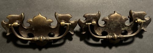 Vintage KBC Brass Finish Metal Drawer Pulls Set Of 2 N-2469 | eBay