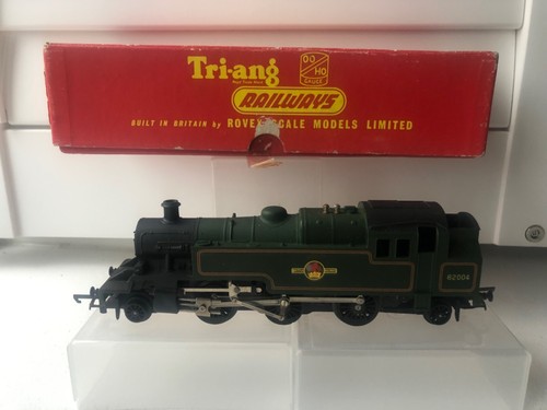 Tri-ang R.59 2-6-2 BR Green Class 3MT Tank Locomotive Model Railway OO ...