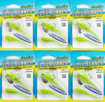 (LOT OF 6) ROAD RUNNER SLAB RUNNER W/ BOBBY GARLAND WSR2-33 CHART ...