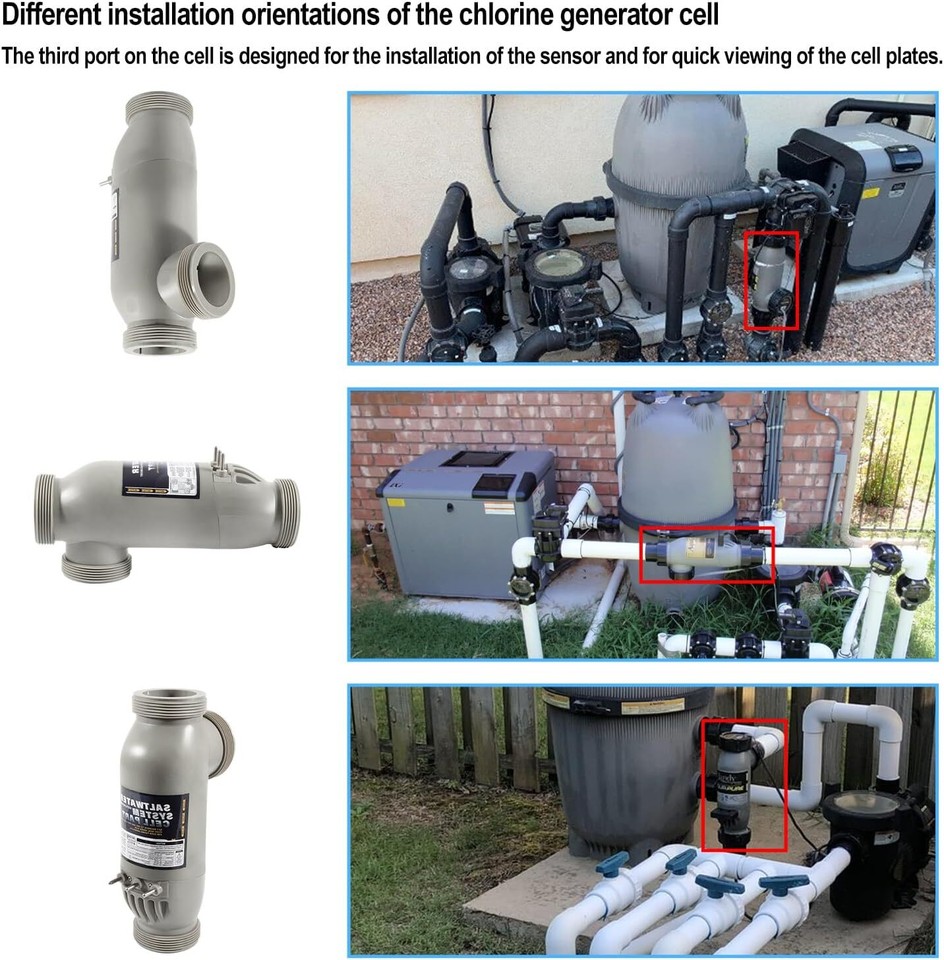 R0452400 Salt Water Cell Replacement PLC 1400 For Zodiac Jandy AquaPure ...