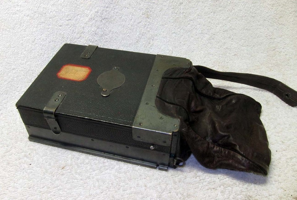 Early RARE Folmer Schwing 4x5 Sheet Film Magazine Holder/Back "Bag Mag ...