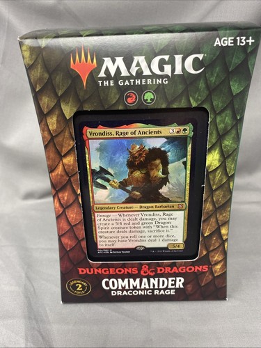 Adventures in the Forgotten Realms Commander Deck: Draconic Rage MTG ...