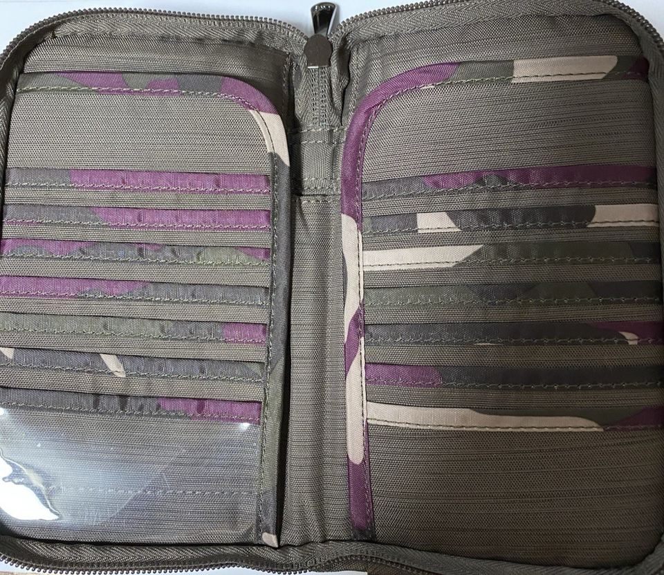 AUTHENTIC LUG Tandem BRUSHED WALNUT Lightweight PHONE/CARD Wallet RFID ...