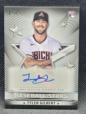 2022 Topps Tyler Gilbert Baseball Stars Rookie Auto Black Parallel #'d ...