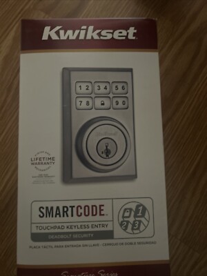 Kwikset 910 Smartcode Smart door lock Deadbolt Silver Nickel | eBay