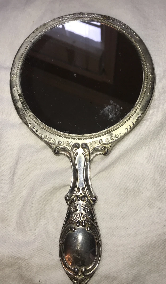 Vintage Silver Hand Mirror