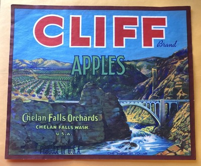 Cliff Brand - Apple Crate Label - Crocker 1941 - Scarce Variation | eBay