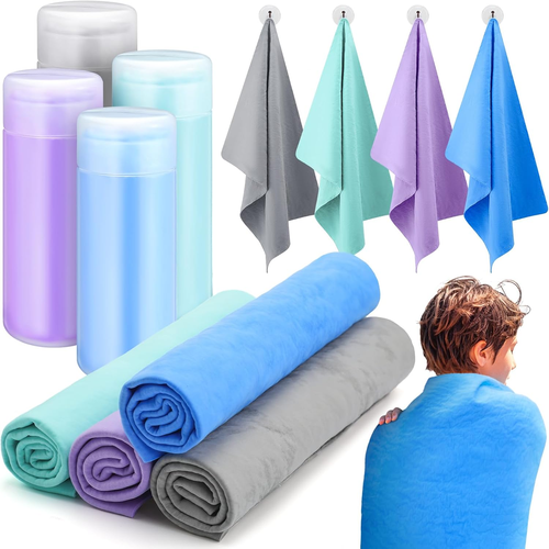 4 Pcs Swim Chamois Towel Shammy Sports Swimmers Towel for Diving ...