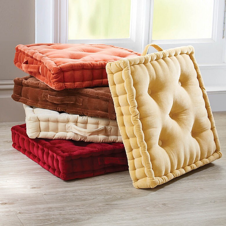 Armchair Booster Cushion Seat Pad Floor Chair Riser Cushion Thick ...