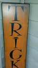Rustic Wood Porch Sign Trick or Treat Large Primitive Distressed ...