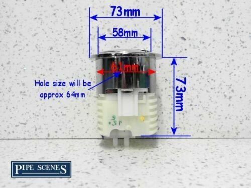 Dudley Vantage Green SINGLE Flush Pneumatic Toilet Flush Valve & Push ...