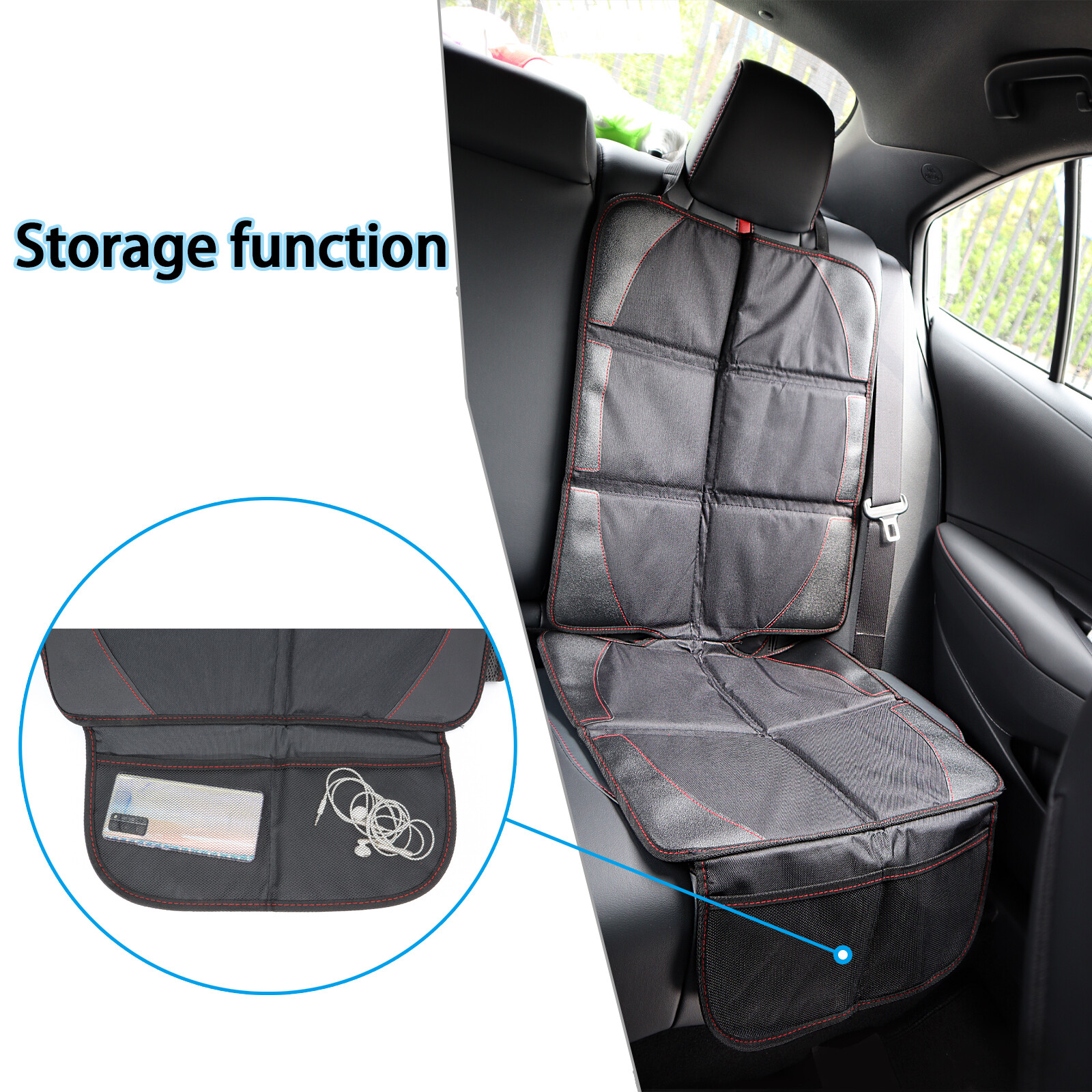 1X Seat Cover Car Seat Protector Mats Child Baby Pad Seat Protective ...