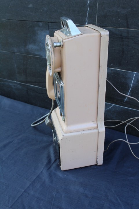 Antique Rotary Dial Payphone Phone Telephone Coin Operated Public Pay ...