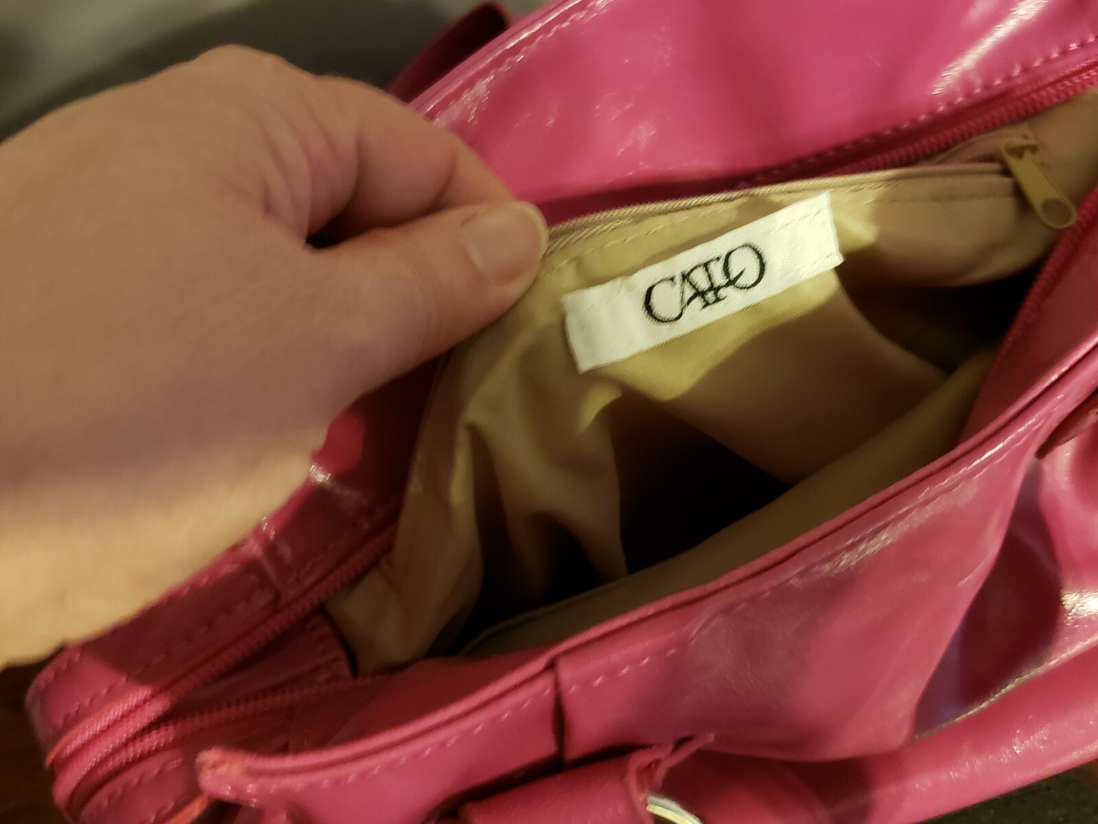 Cato Handbag Purse Fuchsia Medium | eBay
