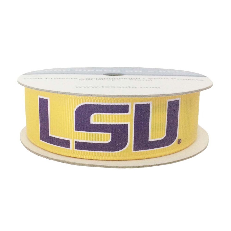7/8" College Ribbon Collegiate Ribbon University Sports Grosgrain ...