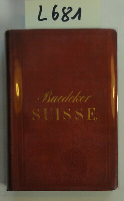 Baedeker Suisse 1864 | eBay