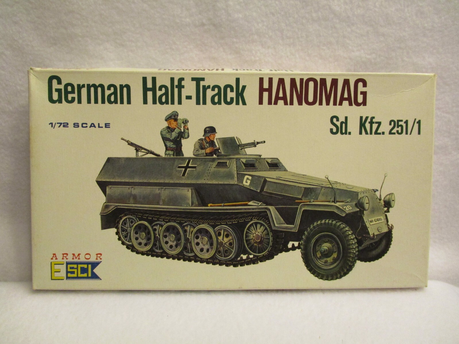 ESCI German Half Track Hanomag SD KFZ 251/1 1/72 Scale Model Kit 8002 ...