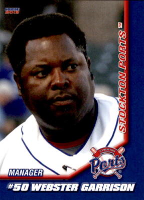 2013 Stockton Ports Choice #28 Webster Garrison Marrero Louisiana ...