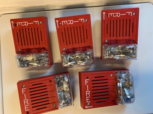 Simplex 4903-9219 Horn Strobe Fire Alarm - Red for sale online | eBay