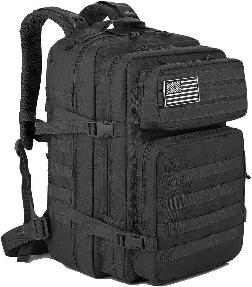 45L Military Tactical Backpack Large Army Men 3 Day Assault Pack Molle ...