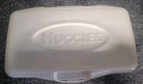 Huggies Baby Wipes Container White Full Size Flip Lid EMPTY Plastic ...