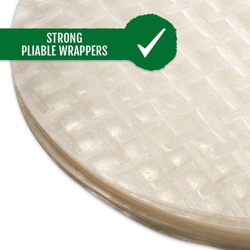 [Round] White Rice Paper Wraps 3 Pack | Perfect for Fresh Spring Rolls ...