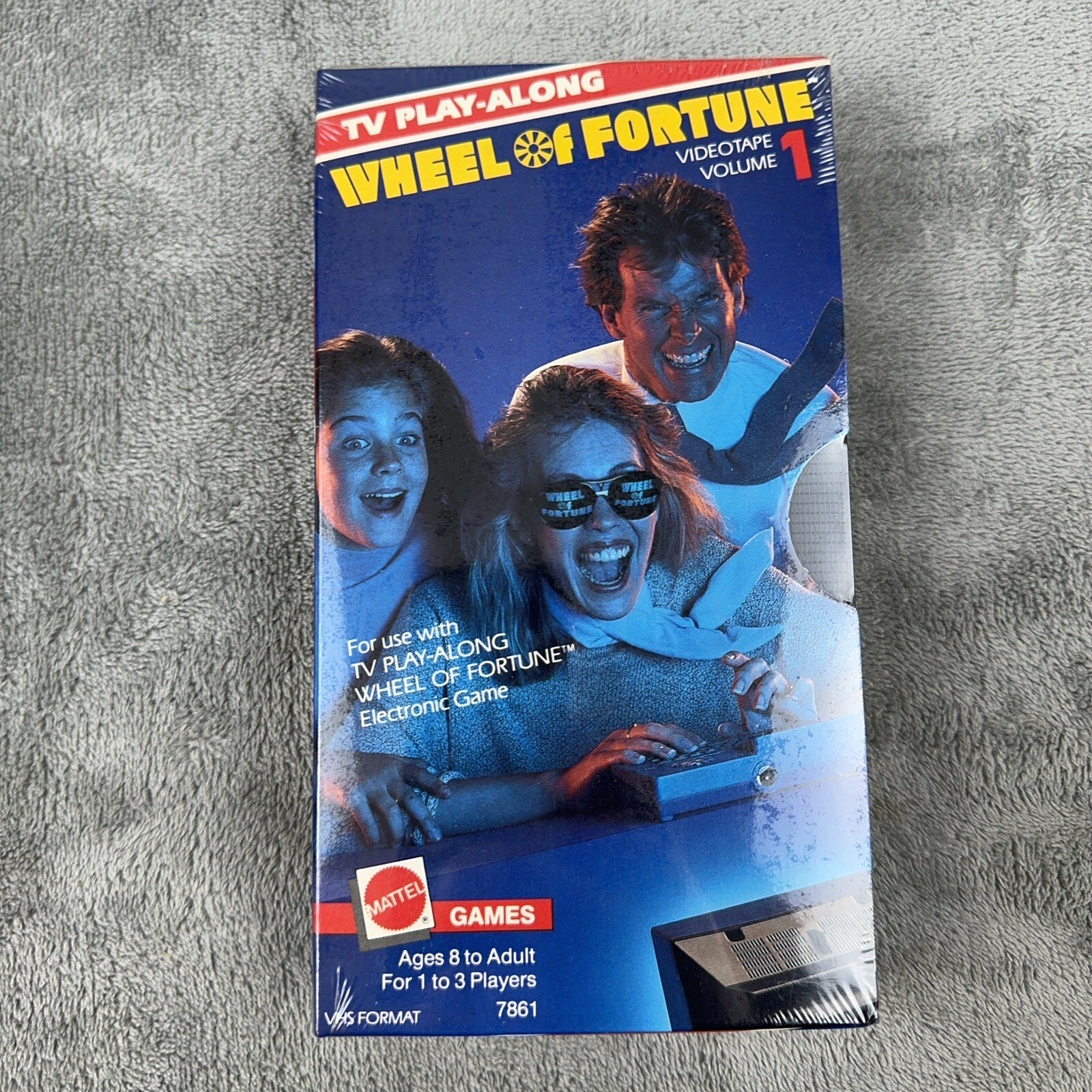 Wheel Of Fortune TV Play Along VHS Volume 1 1988 MATTEL Games VCR New ...