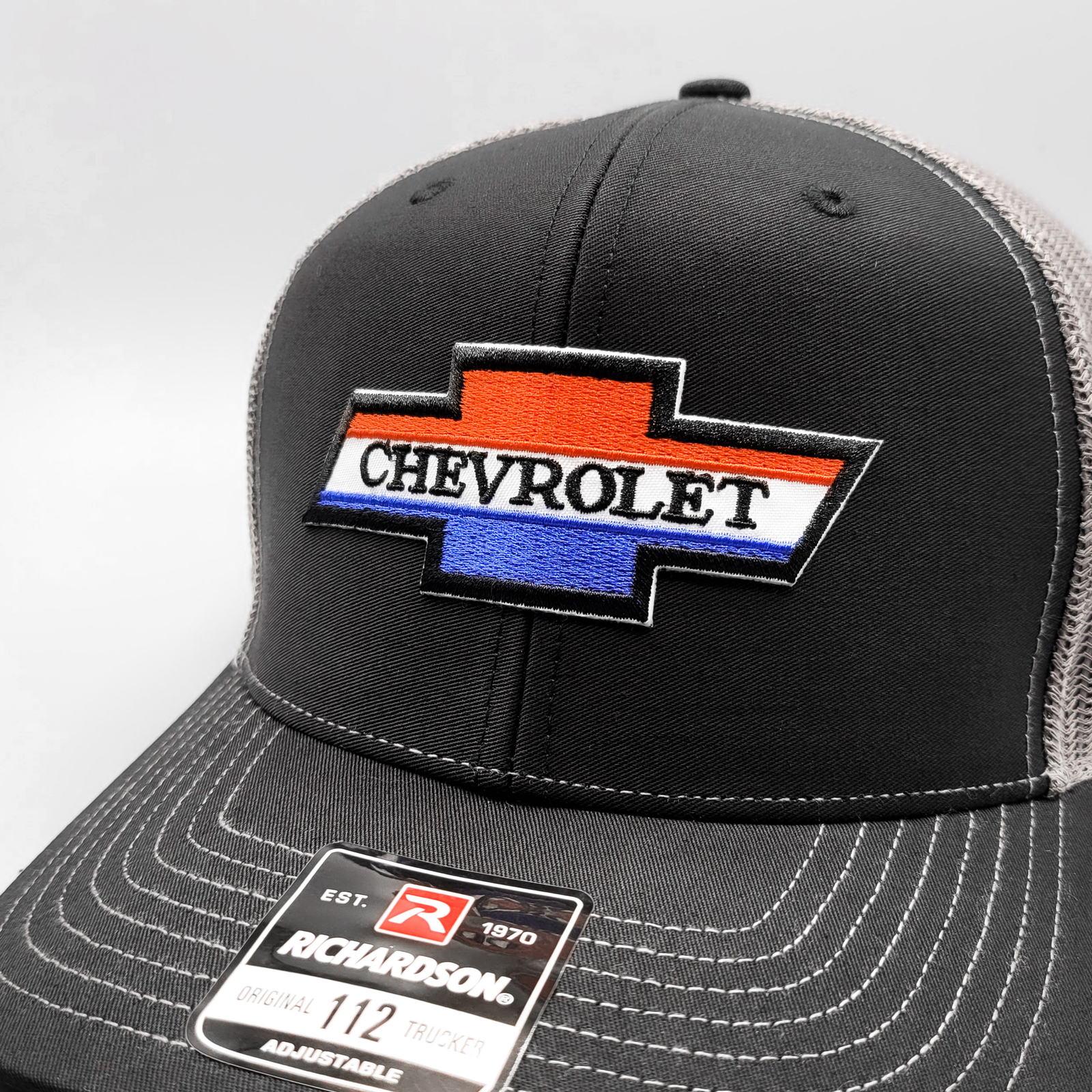 Chevrolet Hat, Chevy Vintage Trucker Hat, Chevy Logo on Mid-Crown ...