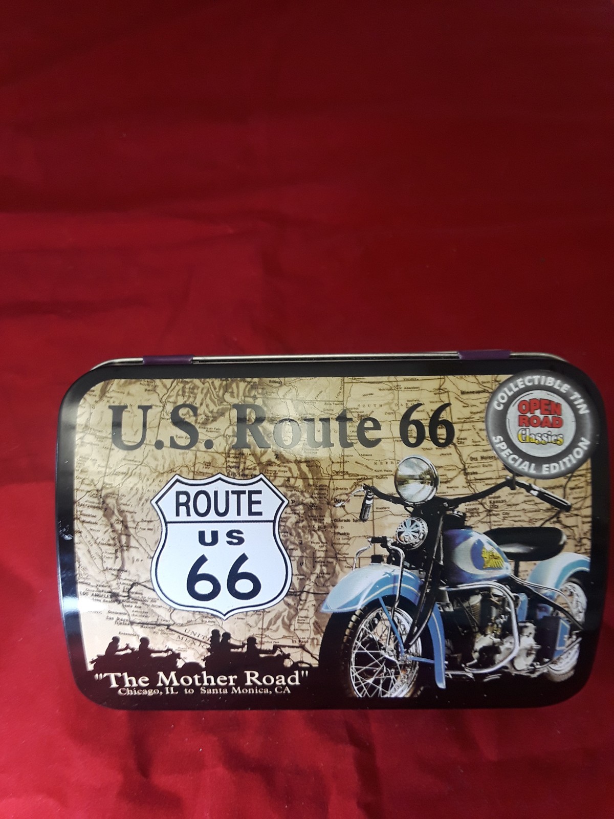 The Mother Road Tin Box U.S. Route 66 Tin Box 2" Tall | eBay