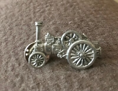 FROM PAGEANT PEWTER UK - VINTAGE PIN - MINIATURE TRACTION ENGINE | eBay ...