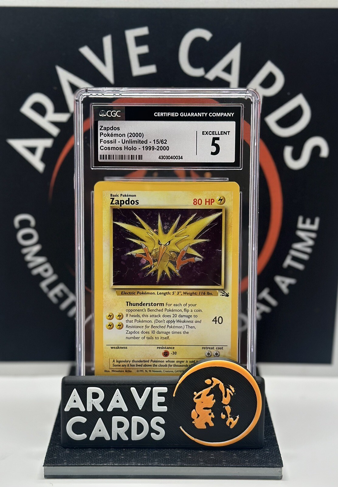 Pokémon TCG Zapdos Base Set 16/102 Holo Unlimited Holo Rare for sale ...