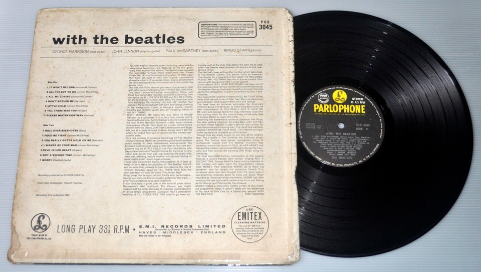 Philippines WITH THE BEATLES LP Vinyl PARLOPHONE Record | eBay