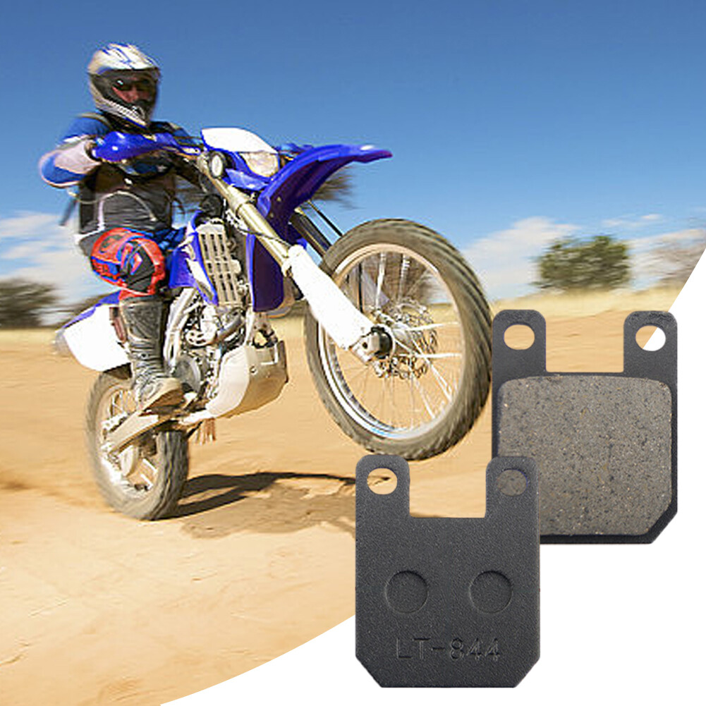 2pairs Motorcycle Brake Pad Replacement Part Semi Metal Black Discs ...