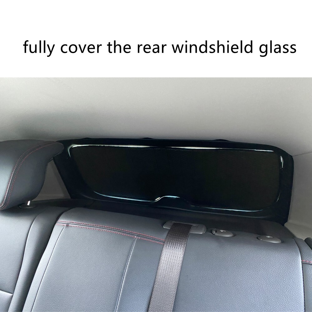 Fit For Toyota Highlander 14-19 Rear Windshield Black Silver Privacy ...