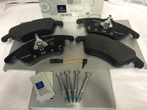 Genuine Mercedes Benz Front Brake Pads Kit W204 C Class W212 E Class ...