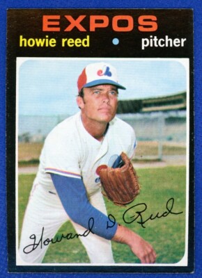 1971 Topps Baseball # 398 Howie Reed Montreal Expos VGEX-EX Combine ...