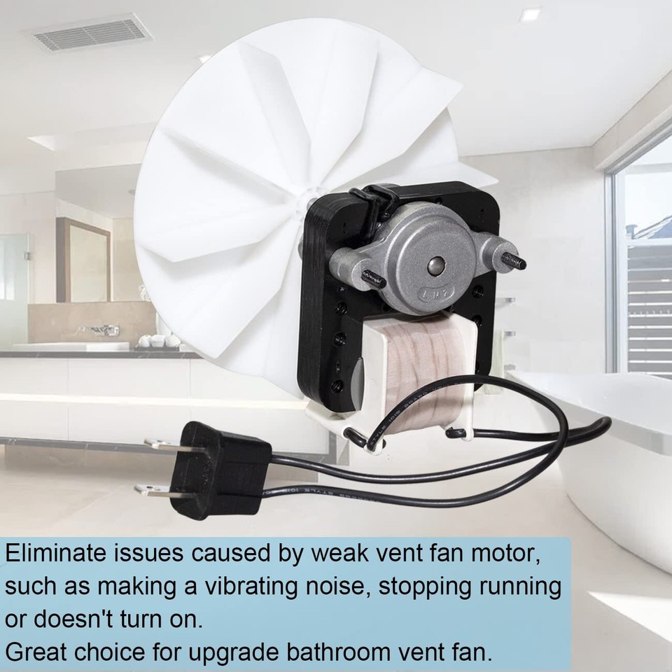 Universal Bathroom Vent Exhaust Fan Motor Replacement Electric Motors ...