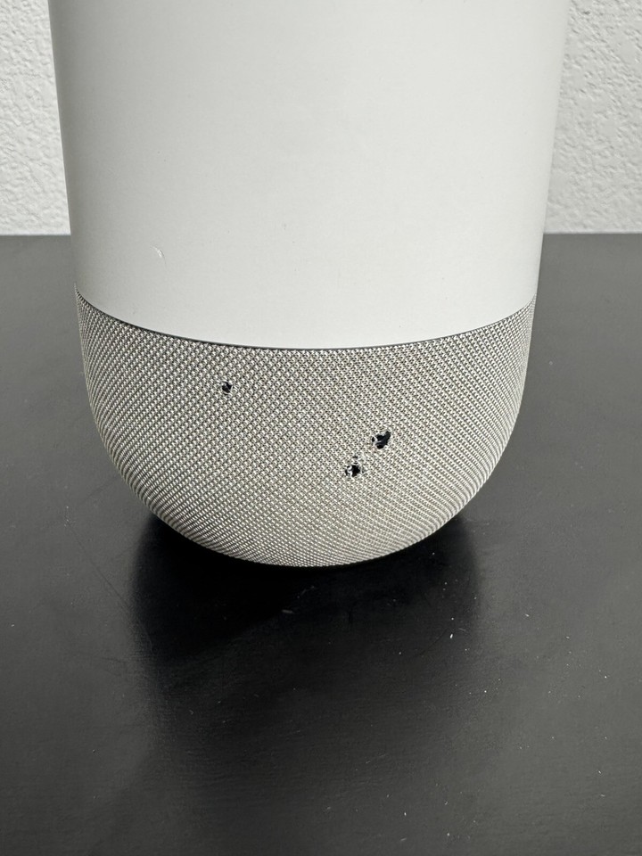 Google Home Wireless Bluetooth Smart Speaker W/Power Cord - Read ...