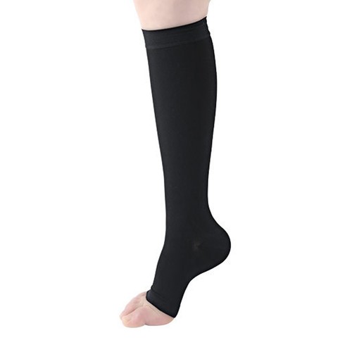 Compression Stockings Breathable Antislip Elastic Open Toed Stocks For ...