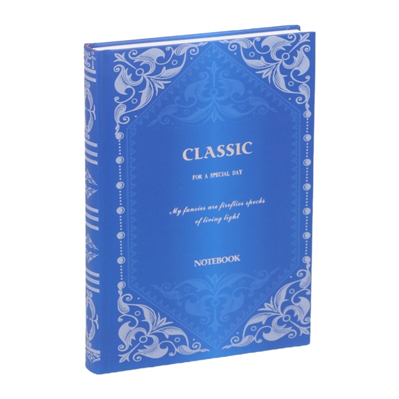 Retro Journal Notepad Hardcover Planner Dual-side Ruled Adults Notebook ...