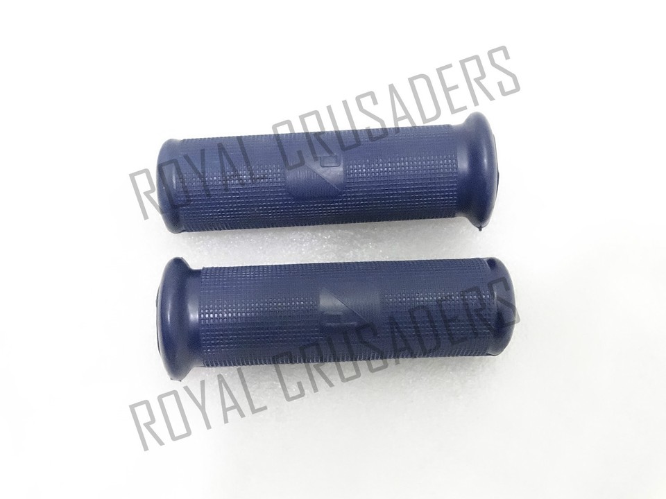 NEW VESPA VBB VBA RUBBER HANDLE GRIP PAIR BLUE #VP402 (CODE 1646 ...