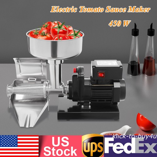 Electric Tomato Strainer 450W Tomato Press Sauce Maker Machine Home | eBay