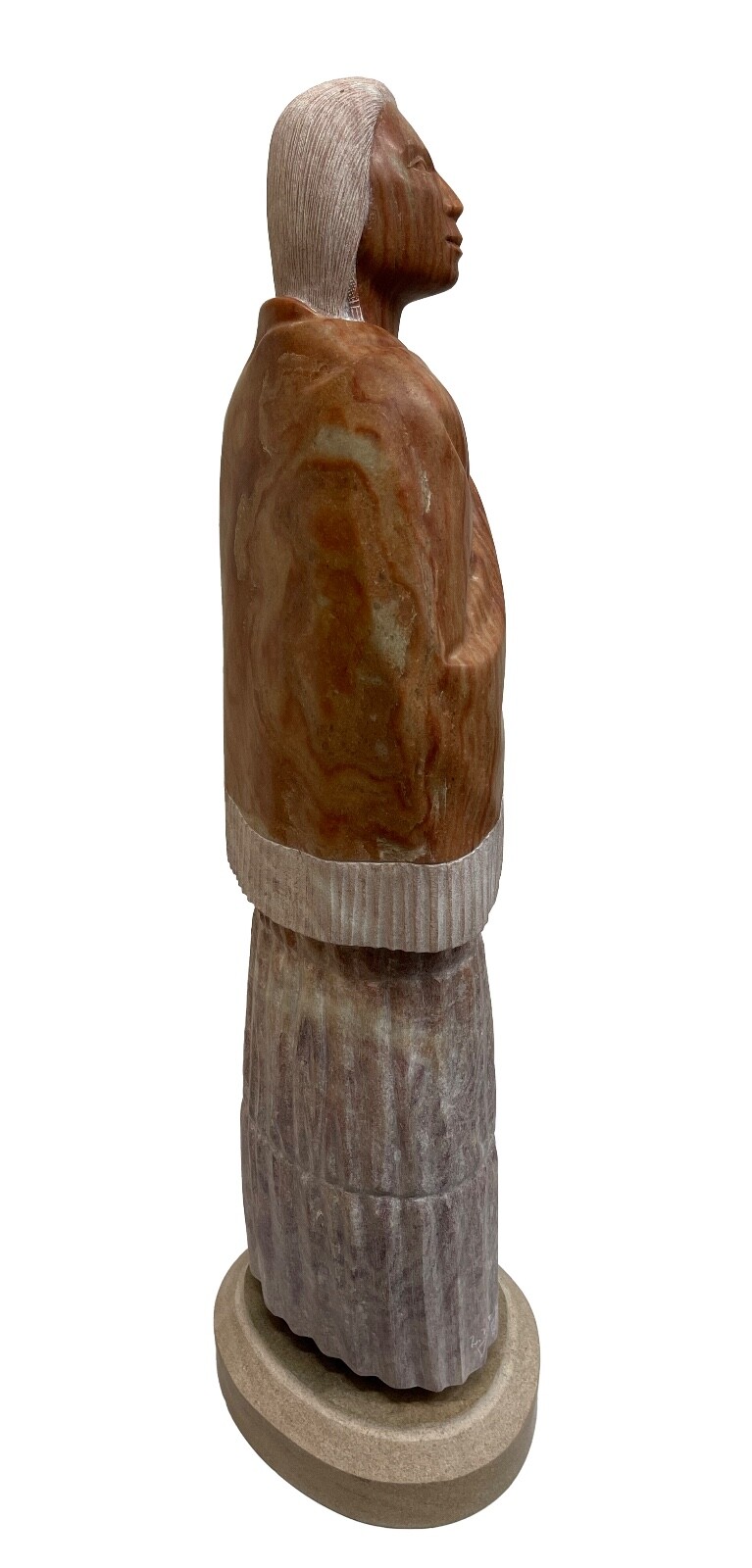 Larry Yazzie Alabaster Stone Sculpture - 29" Tall - Native American | eBay