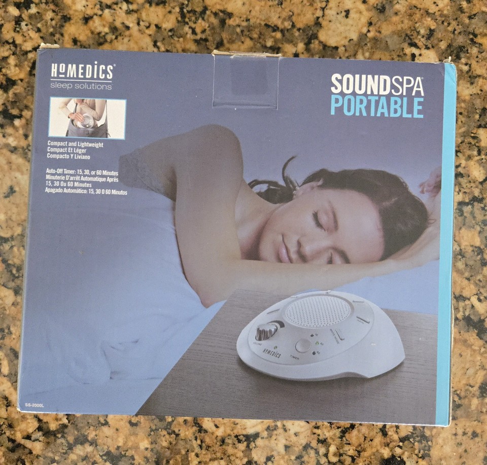 HoMEDICS SOUNDSPA PORTABLE new in box | eBay