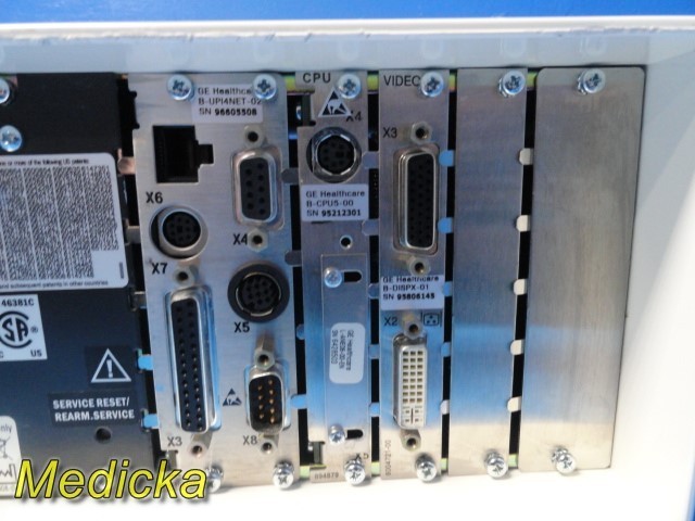GE Healthcare F-CU8-11-VG2 Module Rack W/ 2x M1024982 Dummy Modules ...