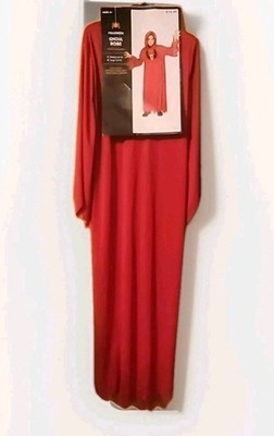 Child Red Ghoul Hooded Robe Devil Costume Med 8-10 C011 | eBay