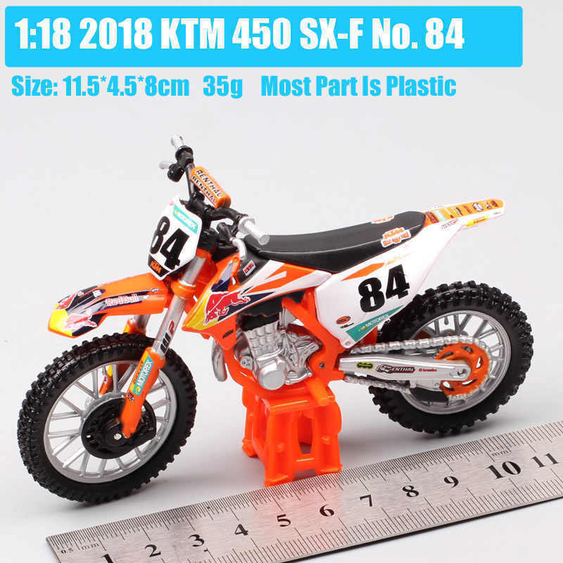 RED BULL RACING KTM SXF 1:18 Die Cast Motocross Toy Model cake topper ...
