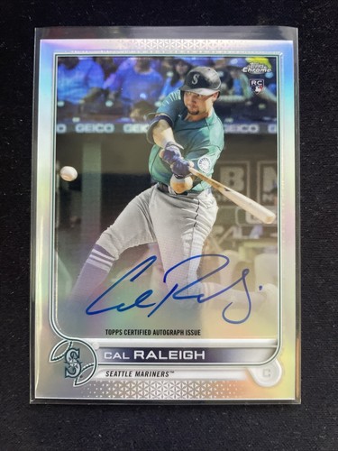 2022 Topps Chrome Rookie Auto Refractors #RACR Cal Raleigh #/499 | eBay