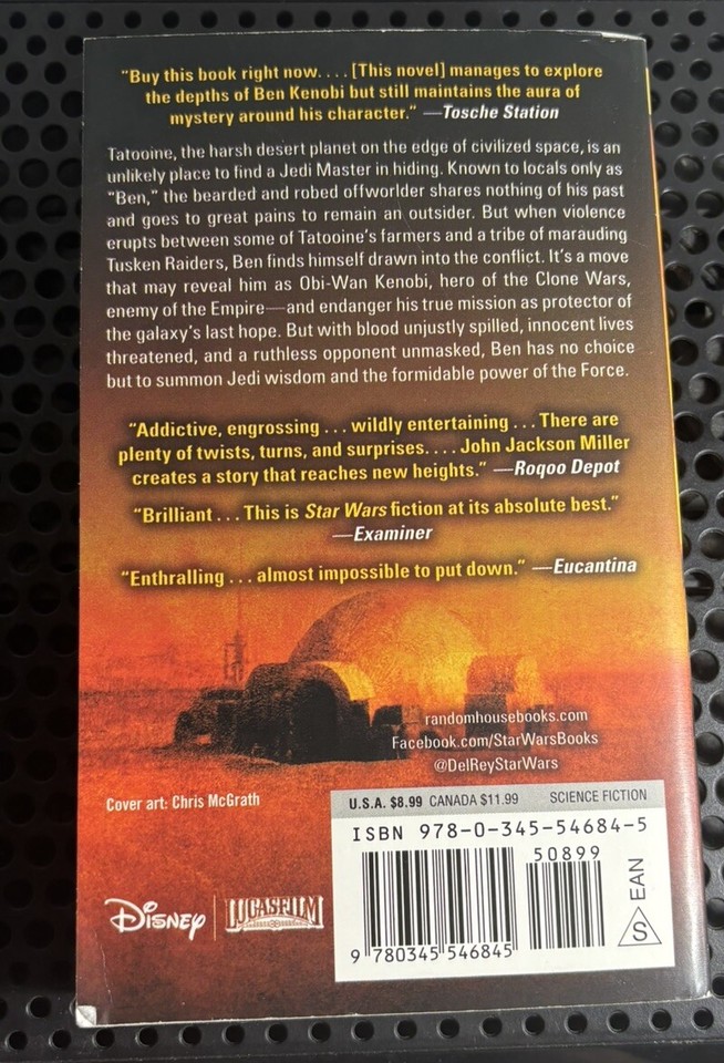 Star Wars Kenobi Book - Legends - John Jackson Miller | eBay